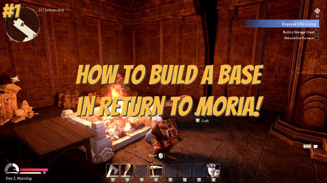 How To Build a Base in Return To Moria – Survival Game Guide
