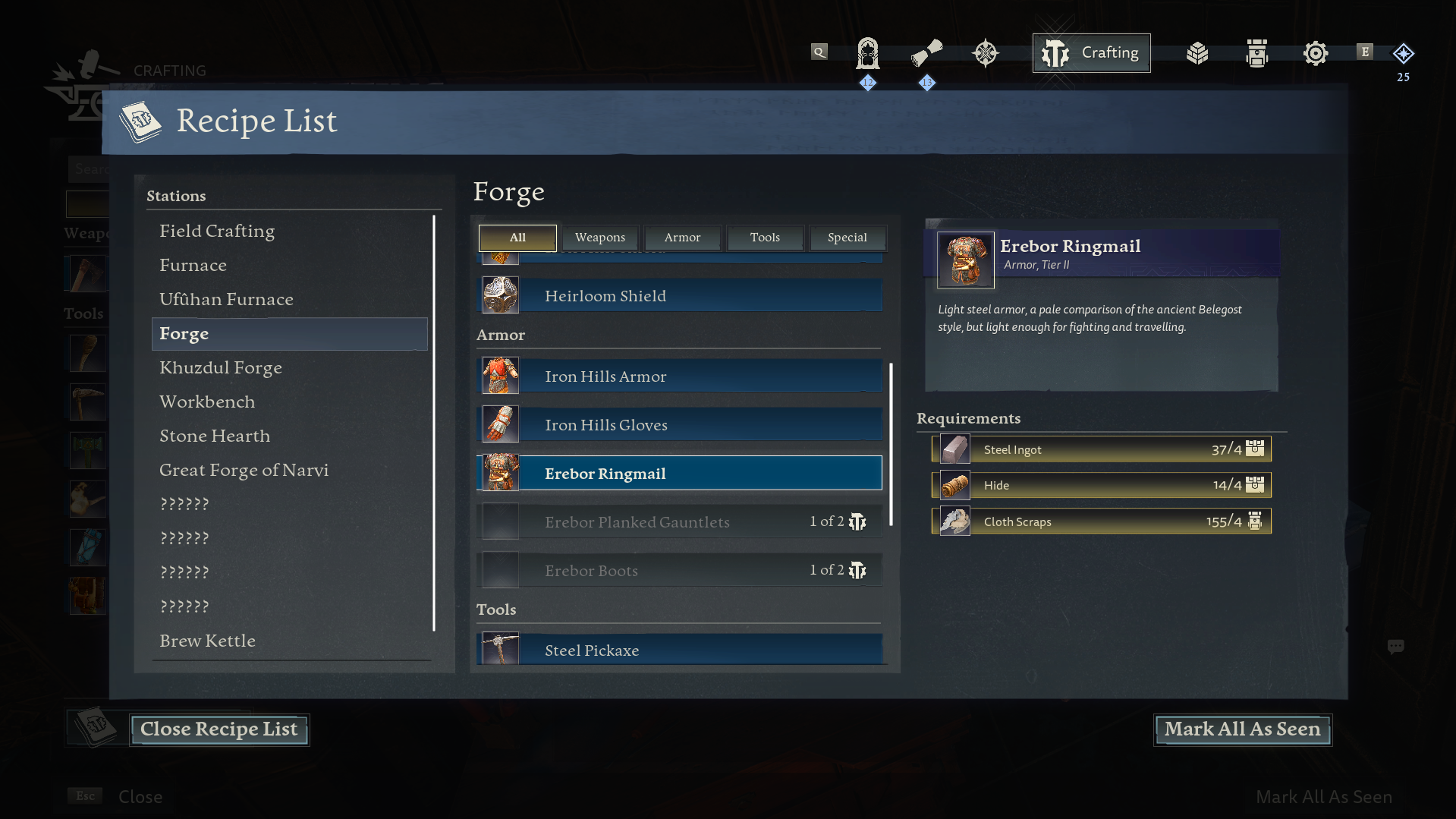 Unlock the Might of Erebor: A Guide to Crafting Erebor Armor in Return ...
