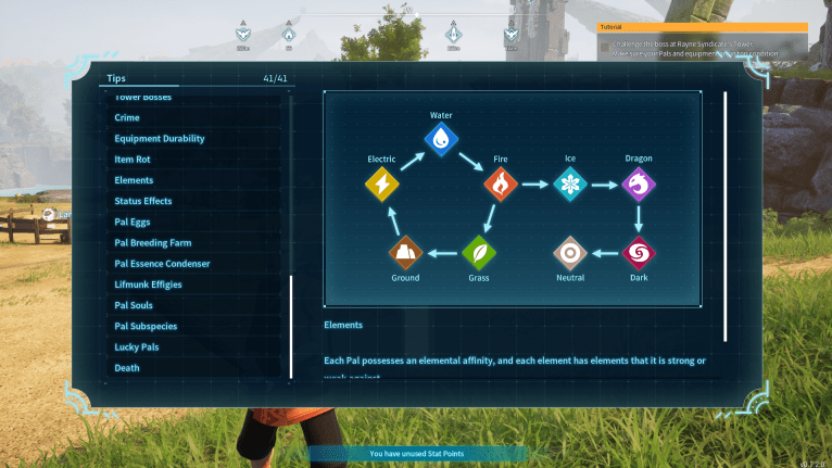 Palworld Battles: Unlocking the Power of Element Types for Victory – Survival Game Guide