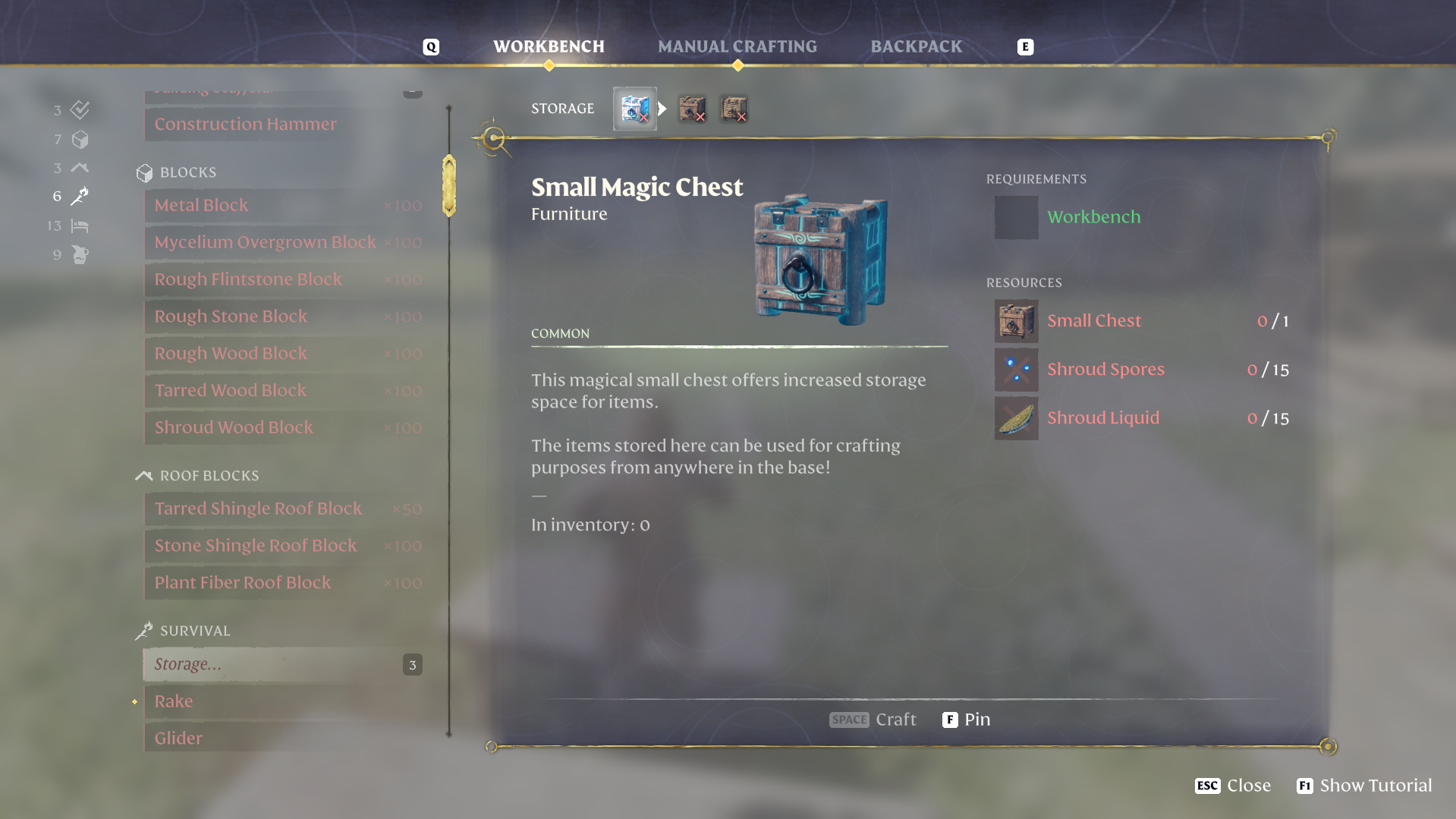 How To Get Universal Storage in Enshrouded – Survival Game Guide
