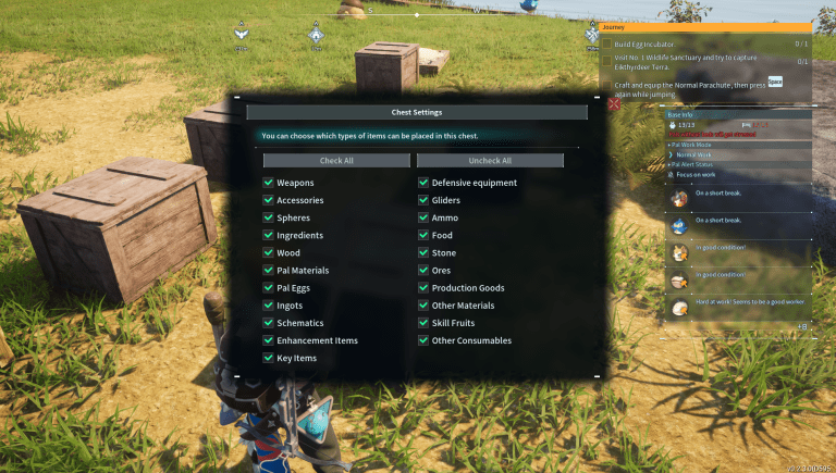 How To Organize Chests in Palworld – Survival Game Guide
